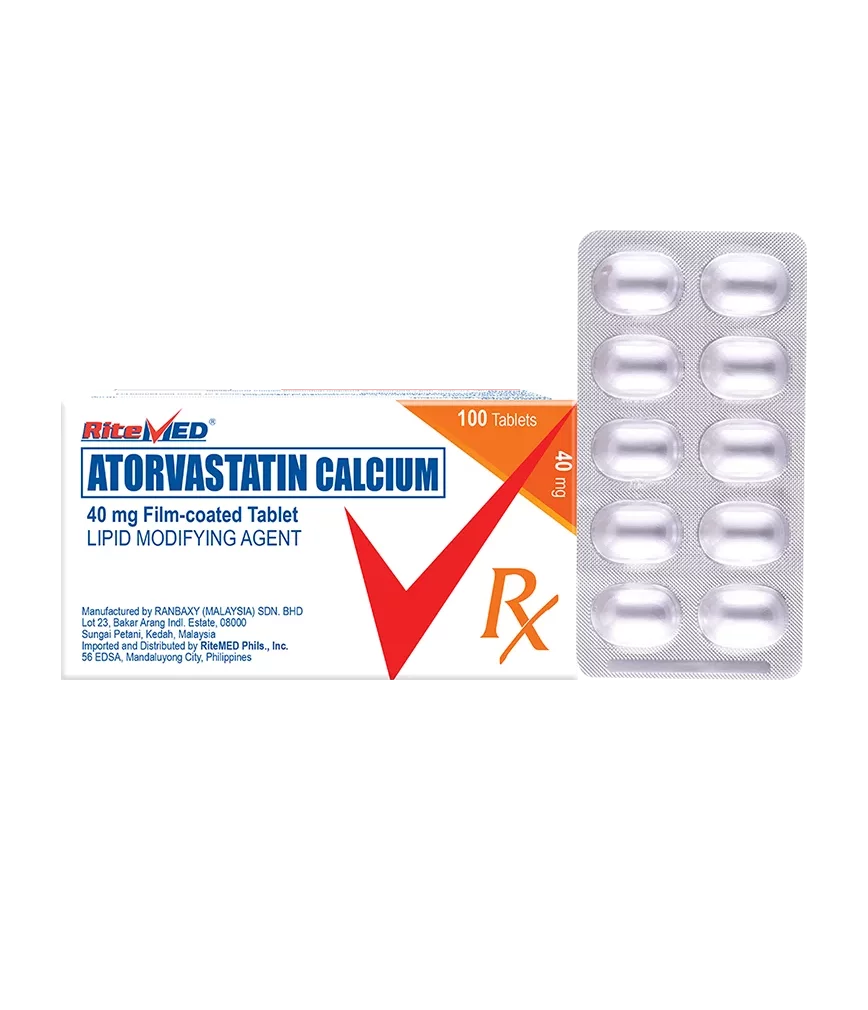RITEMED Atorvastatin Calcium 40mg Film-Coated Tablet 1's price in the ...